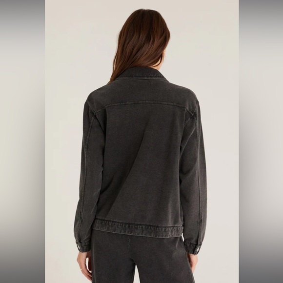 Z Supply | Jackets & Coats | Z Supply Knit Denim Jacket Sml New Vintage ...